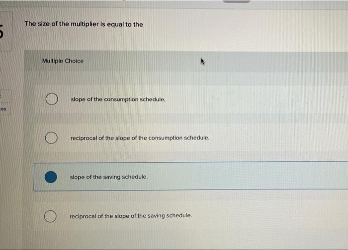 Solved The size of the multiplier is equal to the 5 Multiple | Chegg.com