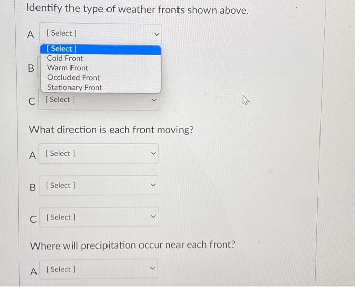 Solved Weather Patterns Image Link: WEATH4Bj.jg ↓ Identify | Chegg.com