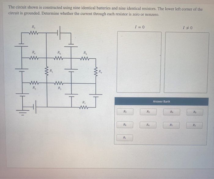 Solved The circuit shown is constructed using nine identical | Chegg.com