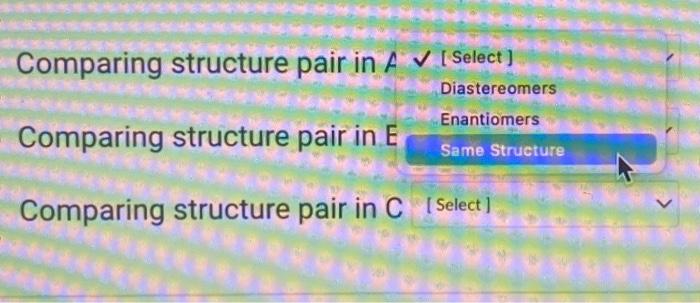 Solved For the following two structures compared in parts A | Chegg.com