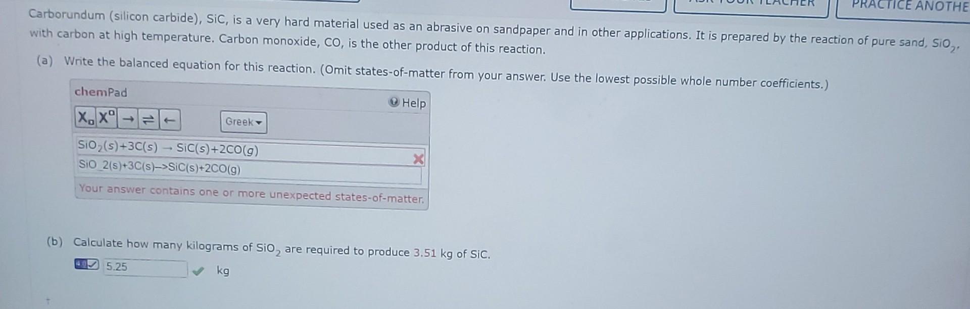 Solved I need help fixing part (a) in this problem because | Chegg.com