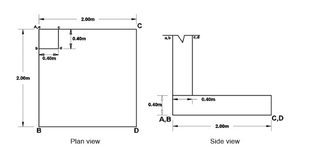 Solved QUESTION 2: [12 MARKS] A corner column and its | Chegg.com