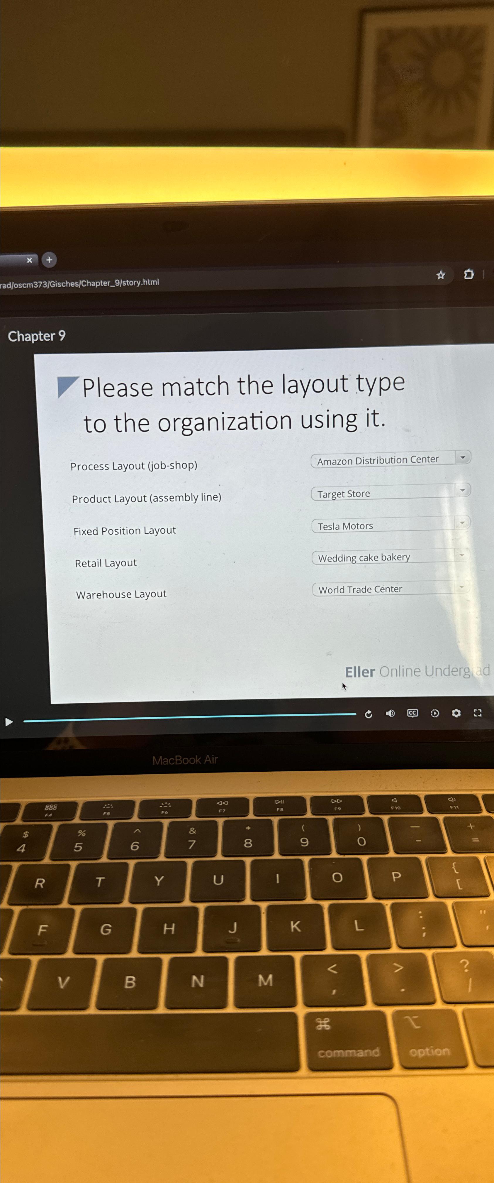 Solved Chapter 9Please match the layout type to the | Chegg.com