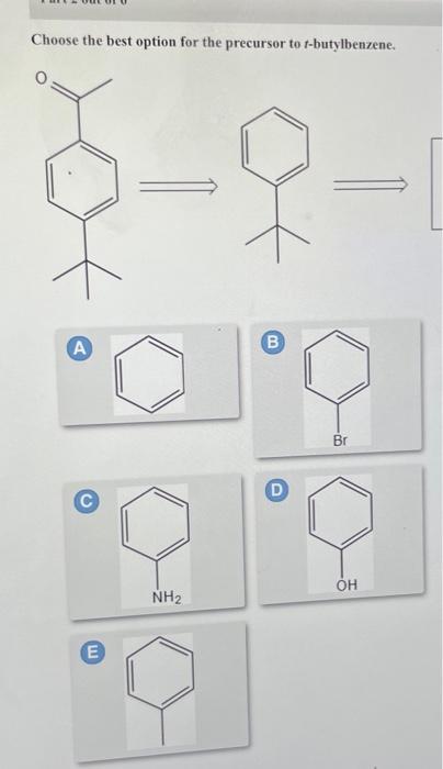 Solved Choose the best option for the precursor to | Chegg.com