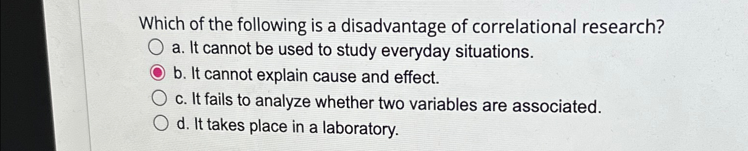 Solved Which of the following is a disadvantage of | Chegg.com