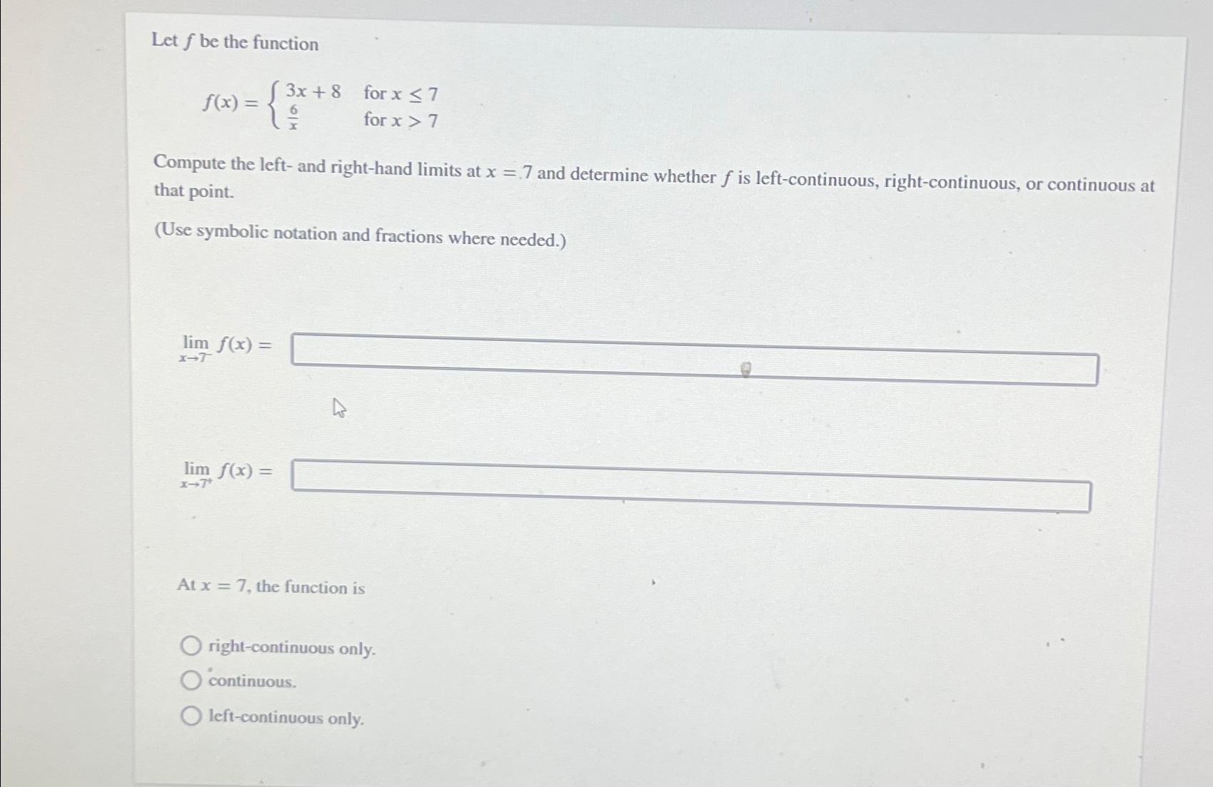 Solved Let f ﻿be the | Chegg.com