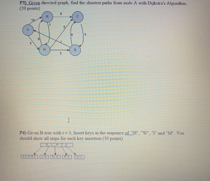 Solved PI) Given directed graph, answer the following | Chegg.com