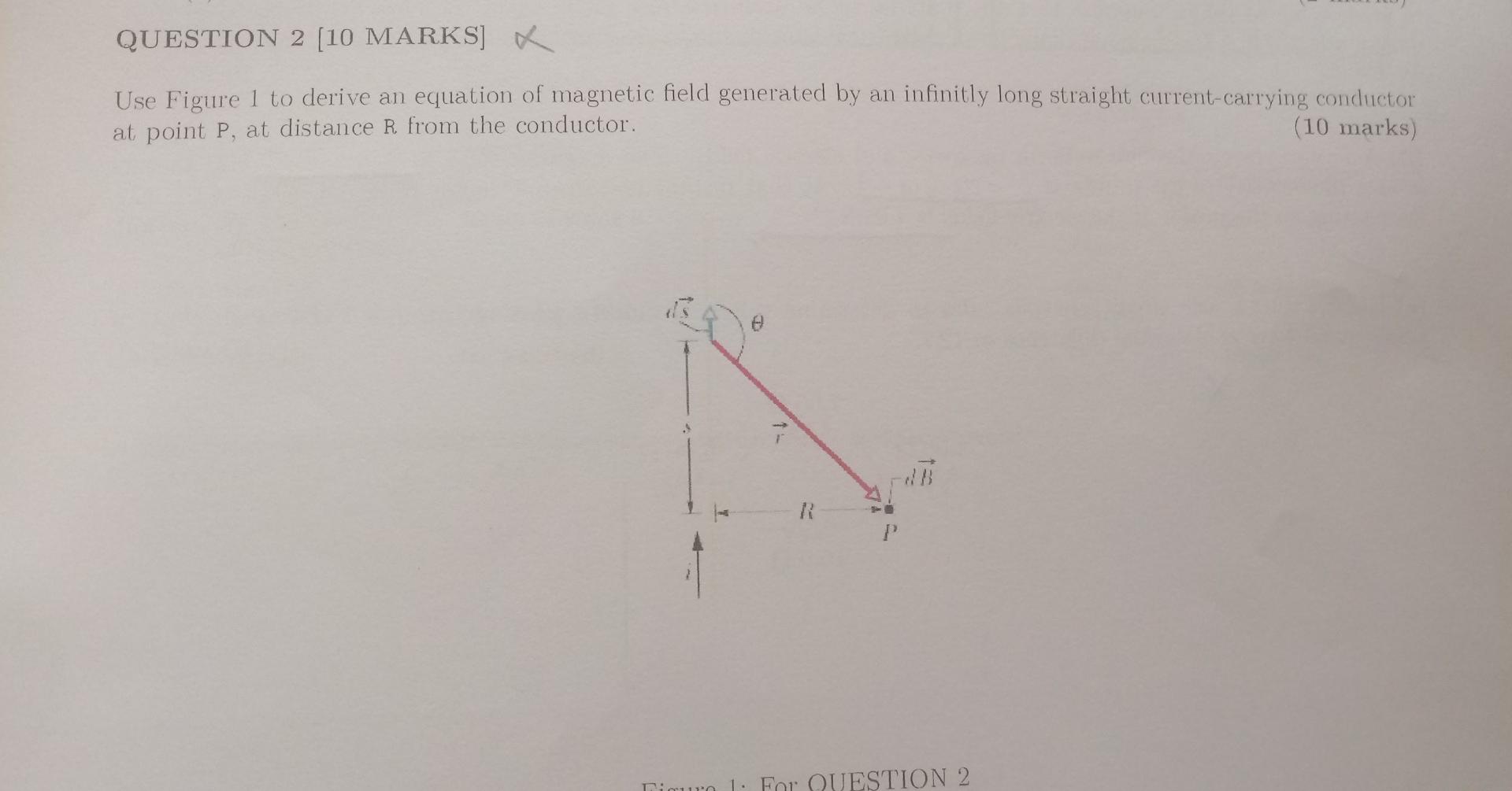 Solved QUESTION 2 (10 MARKS] R Use Figure 1 to derive an | Chegg.com