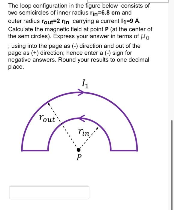 Solved The loop configuration in the figure below consists | Chegg.com