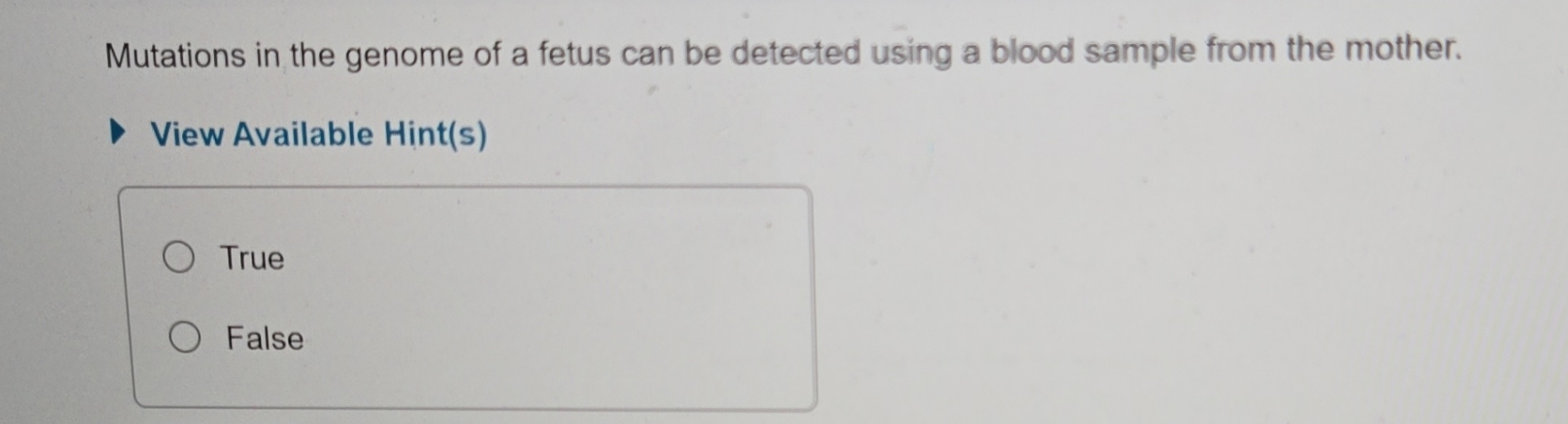 High Quality SOLUTION Mutations in the genome of a fetus can be detected | Chegg.com