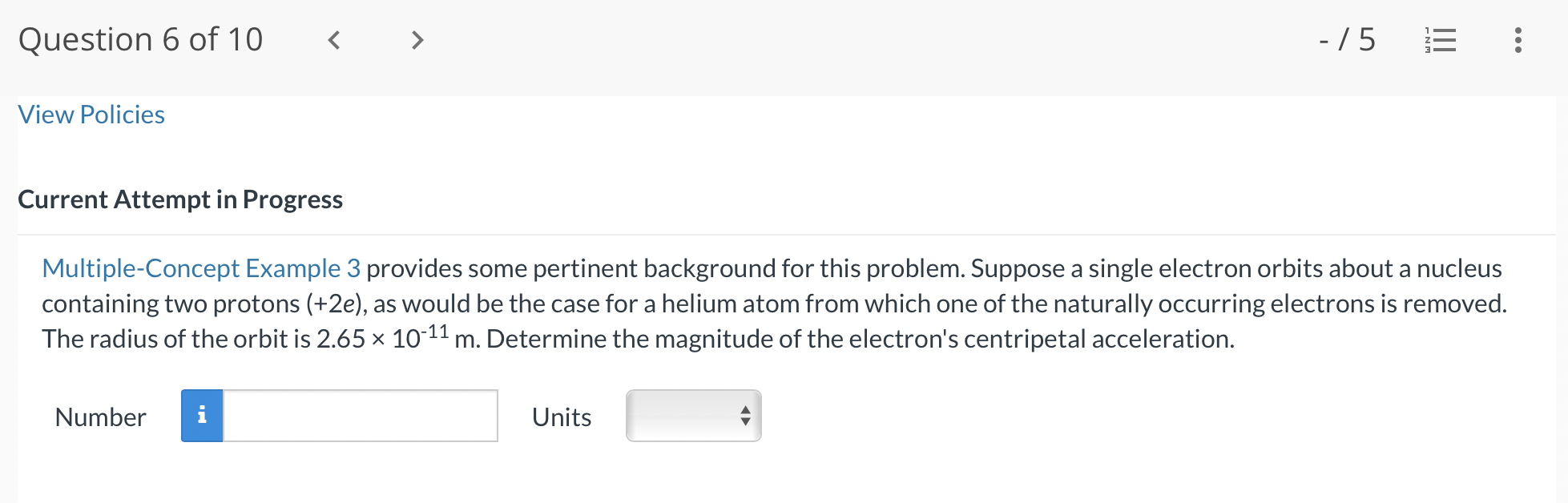 Solved Current Attempt in ProgressMultiple-Concept Example 3 | Chegg.com