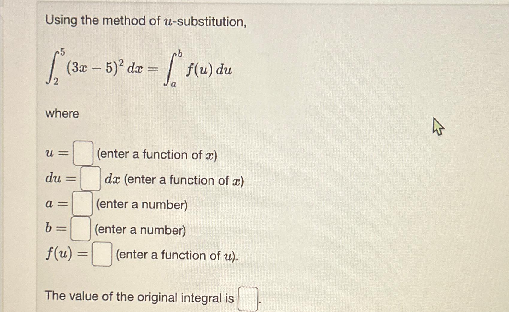 Solved Using the method of | Chegg.com