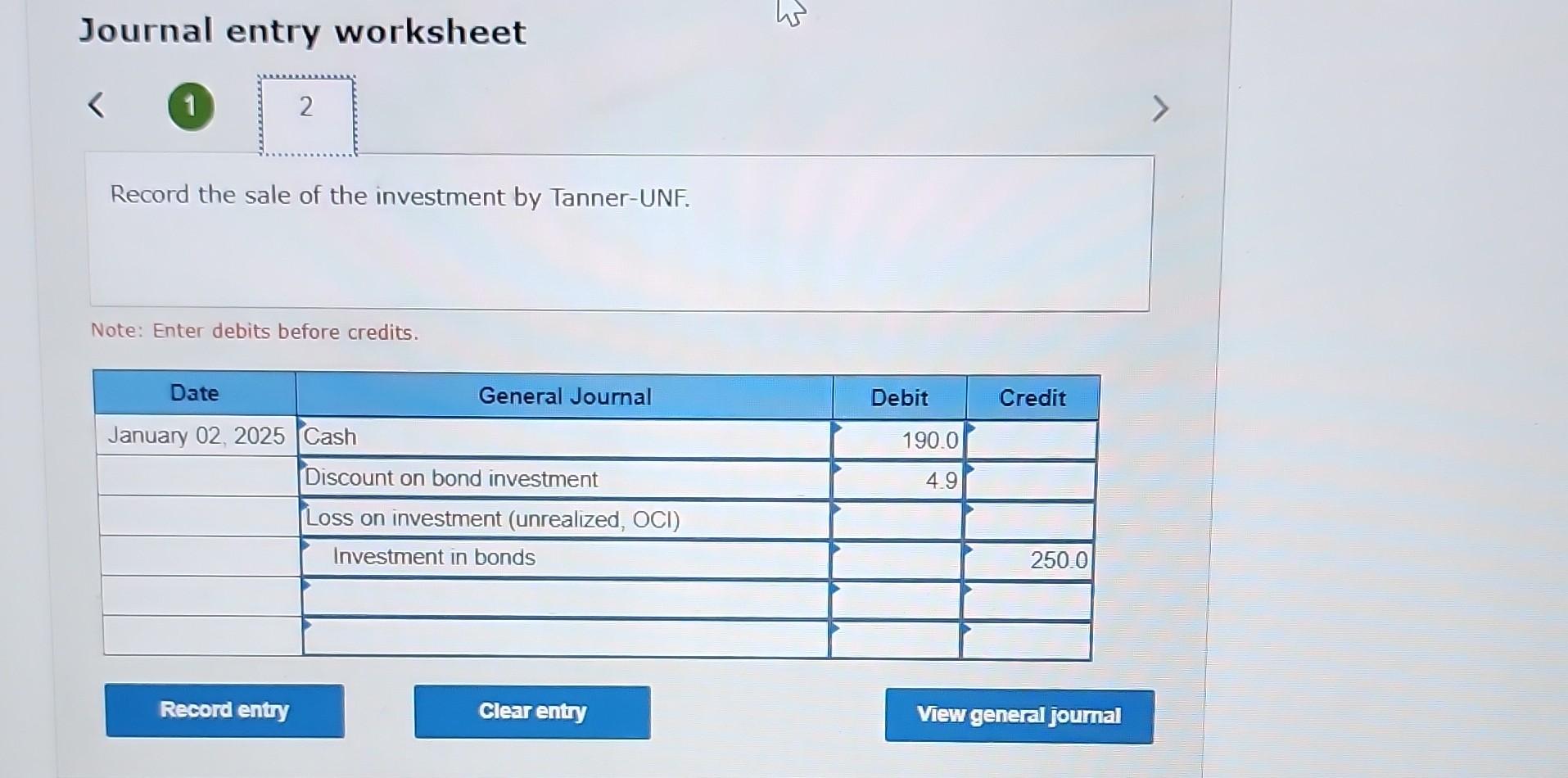 Solved Journal entry worksheet Prepare any journal entry | Chegg.com
