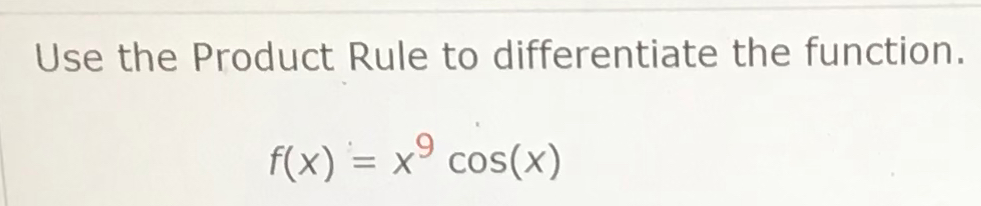 Solved Use the Product Rule to differentiate the | Chegg.com