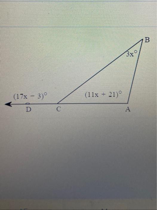 Solved use the diagram to find the measure of exterior angle | Chegg.com