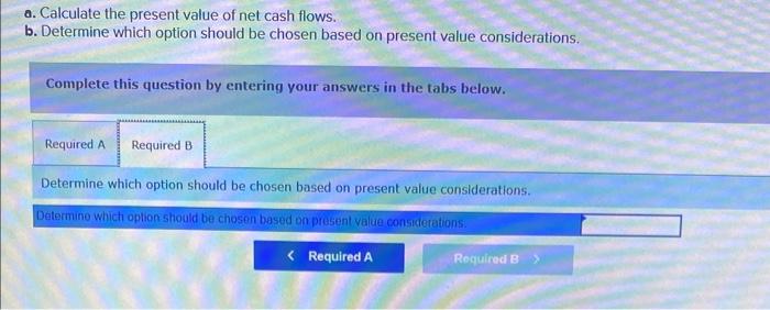 Solved Hillsdale is considering two options for comparable | Chegg.com