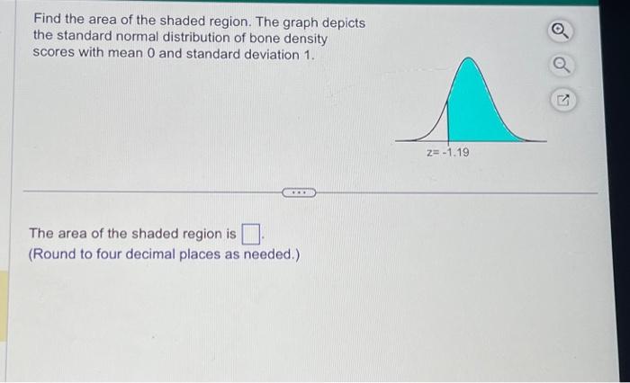Solved Find the area of the shaded region. The graph depicts | Chegg.com