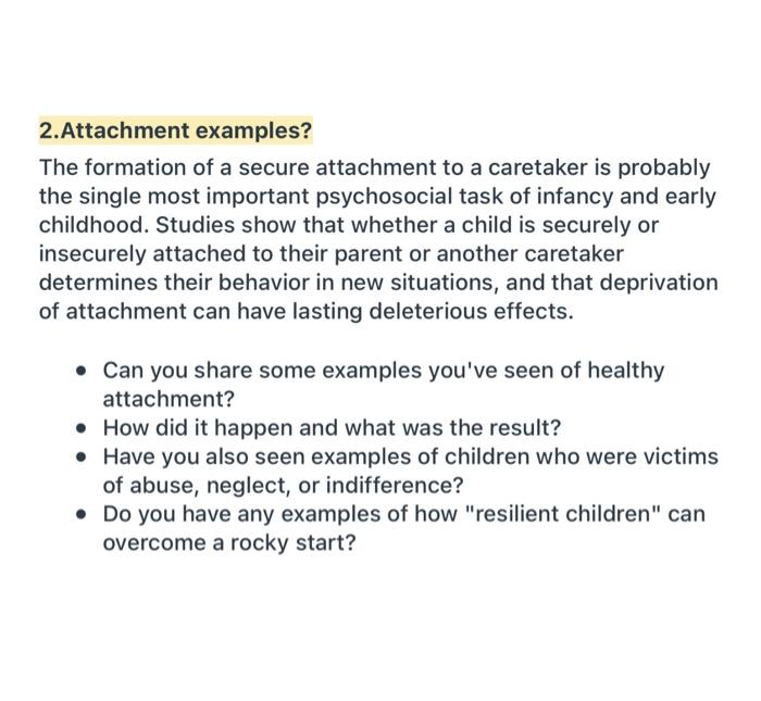 Solved 2.Attachment examples? The formation of a secure | Chegg.com