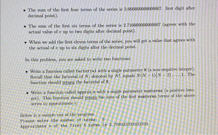 Solved e [25] 1. The real number e is a constant that | Chegg.com