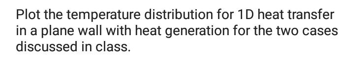 Solved Plot the temperature distribution for 1D heat | Chegg.com