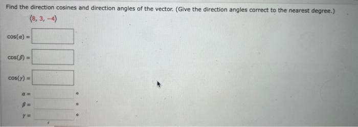 Solved Find, correct to the nearest degree, the three angles | Chegg.com