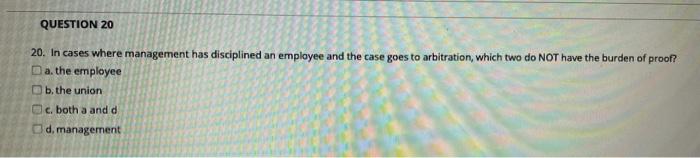 Solved Question completion Status QUESTION 19 19. An | Chegg.com