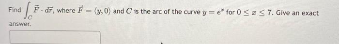 Solved Find \\( \\int_{C} \\vec{F} \\cdot d \\vec{r} \\), | Chegg.com