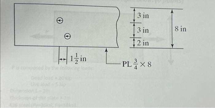 Solved 4) Determine the gross and net areas of the sections | Chegg.com