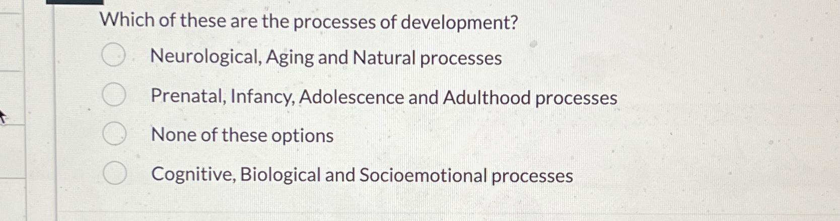 Solved Which of these are the processes of | Chegg.com