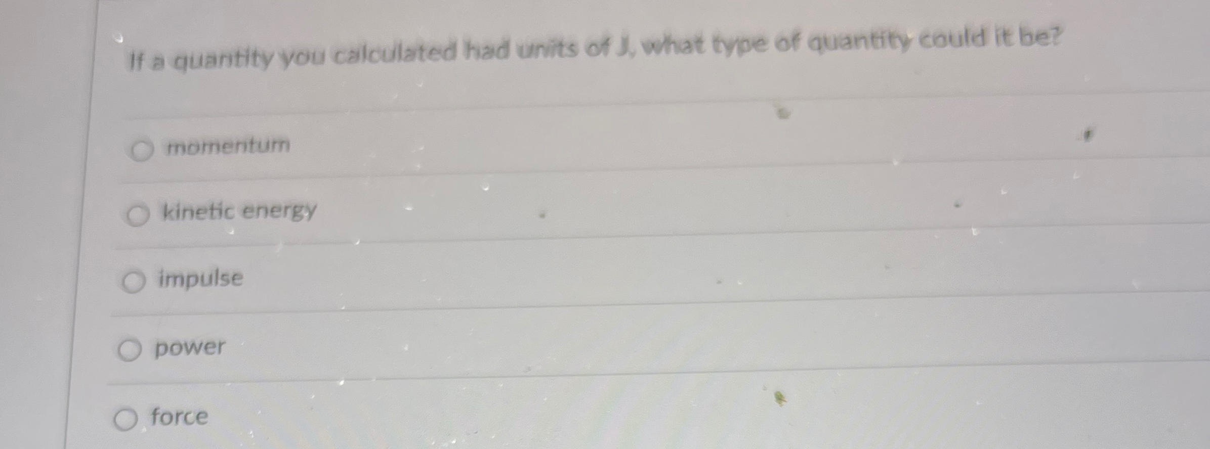 Solved If a quantity you calculated had units of $, ﻿what | Chegg.com