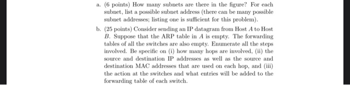 Solved 3. Switch self-learning. Consider the network | Chegg.com