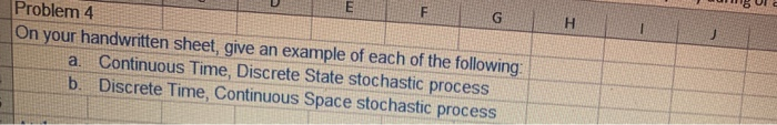 Solved Problem 4 On your handwritten sheet, give an example | Chegg.com