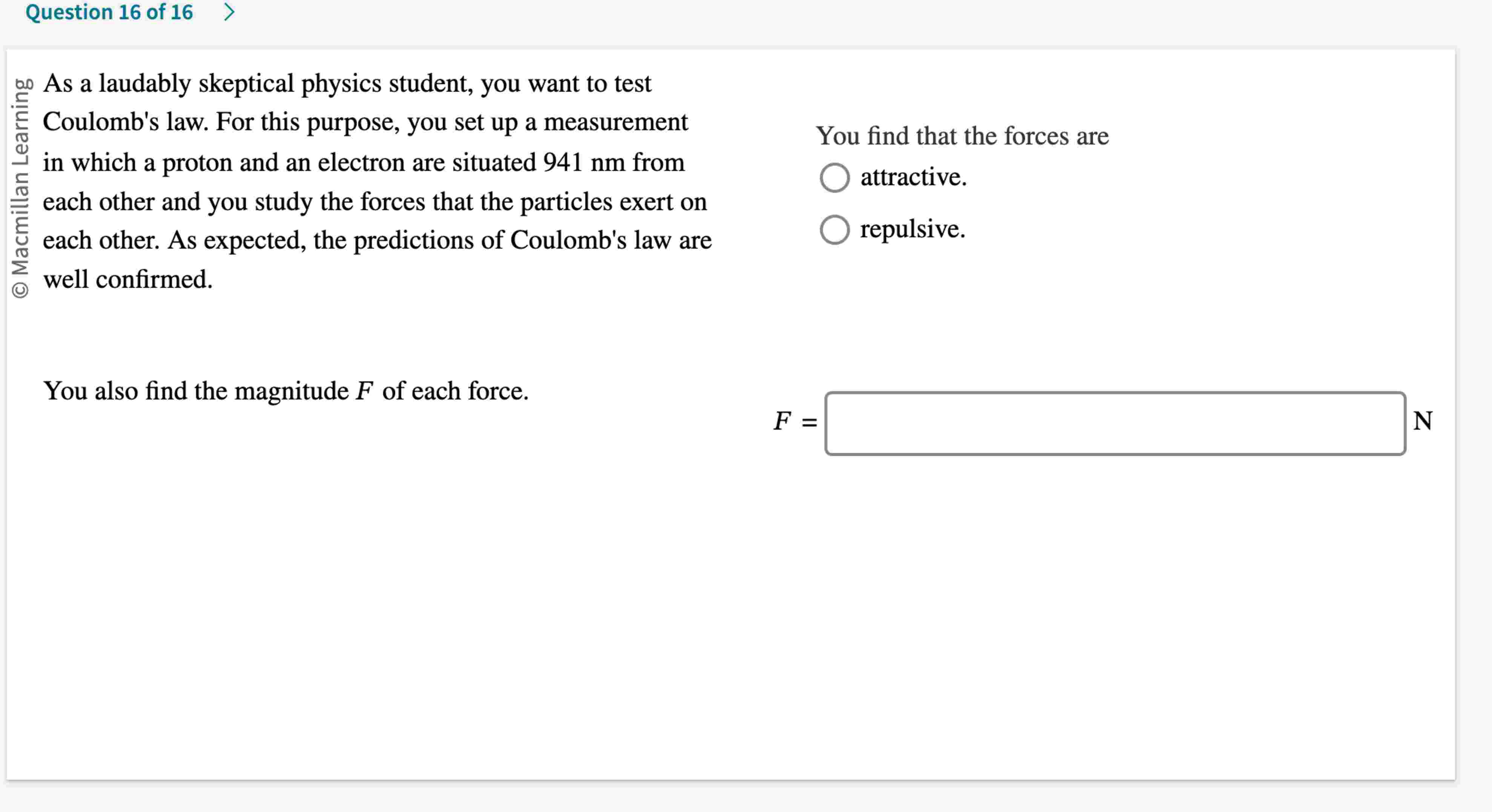 Solved \( \infty_{0} \) ﻿As a laudably skeptical physics | Chegg.com