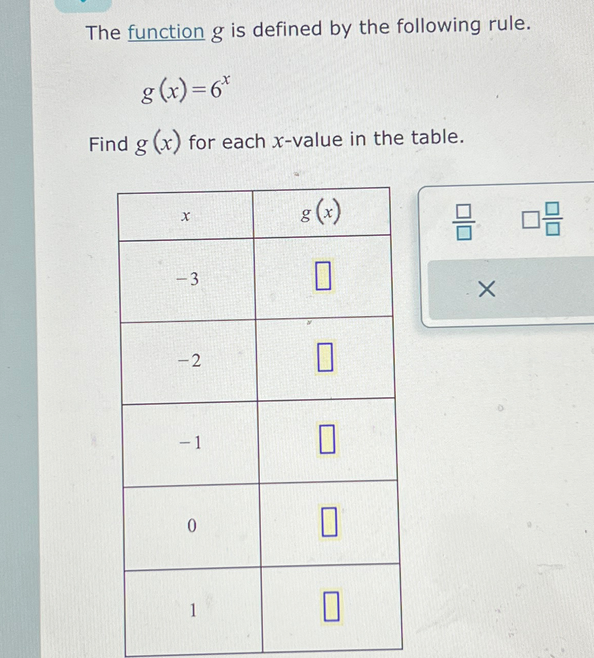 Solved The Function G ﻿is Defined By The Following