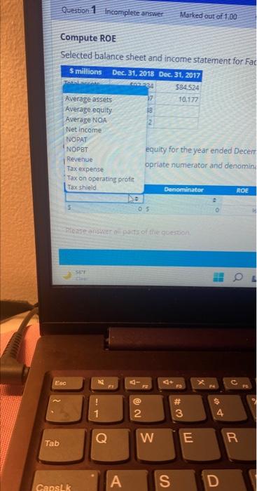 Solved Compute ROE Selected balance sheet and income | Chegg.com