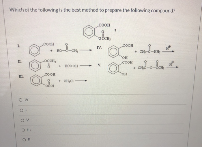 Solved What is the product of the following reaction? COOH + | Chegg.com