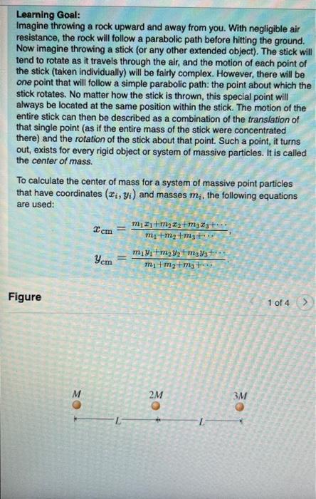Learning Goal: Imagine throwing a rock upward and | Chegg.com