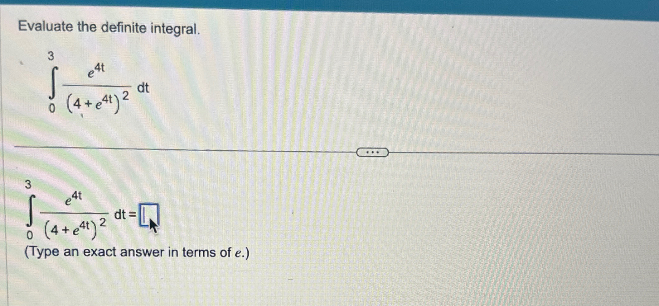 Solved Evaluate the definite | Chegg.com