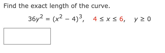 Solved Find the exact length of the | Chegg.com