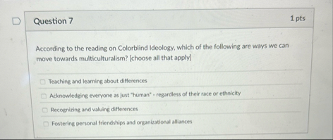 Solved Question 71 ﻿ptsAccording to the reading on | Chegg.com