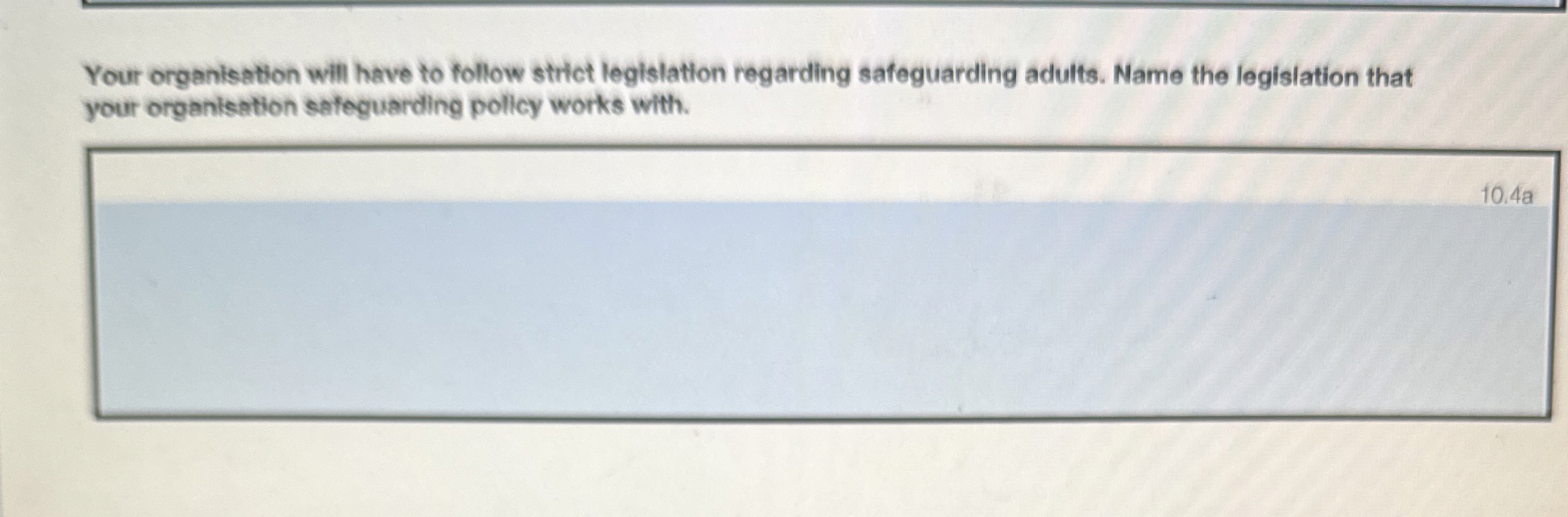 Solved Your organisation will have to follow strict | Chegg.com