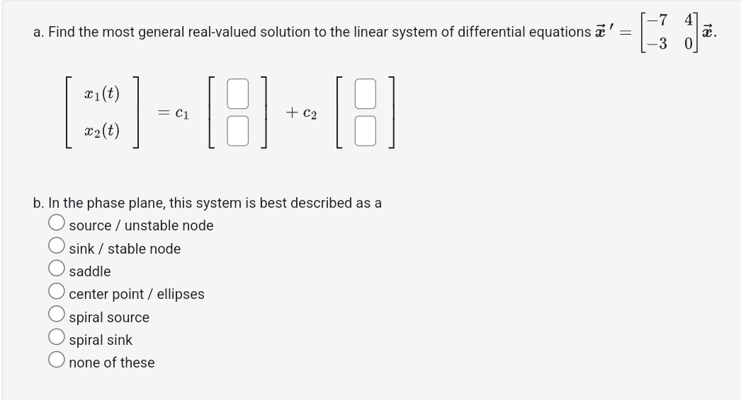 Solved AI does not do well with these, please provide | Chegg.com
