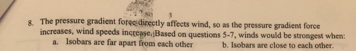 Solved Figure 2 is a simplified weather map, consisting of | Chegg.com