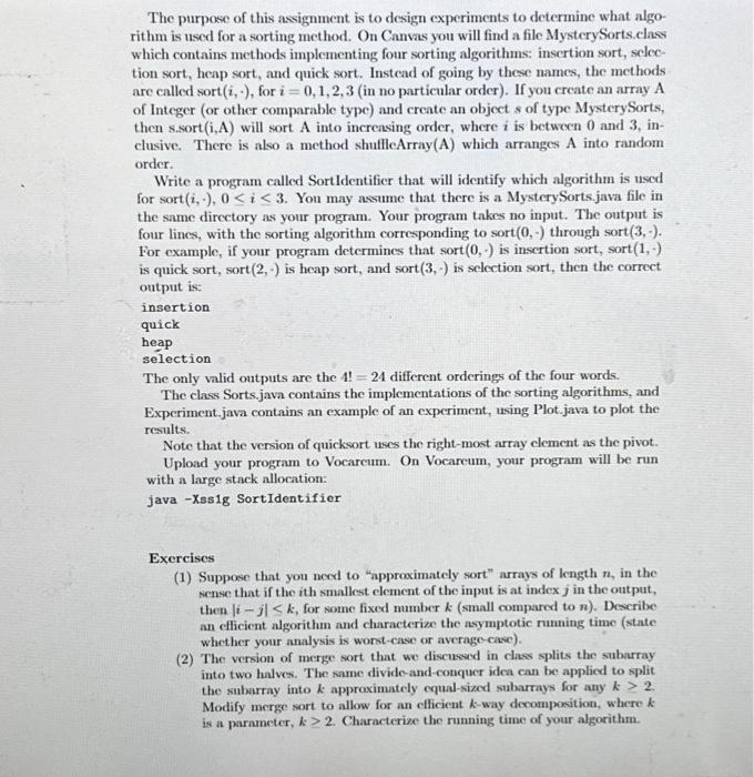 Solved The purpose of this assignment is to design | Chegg.com