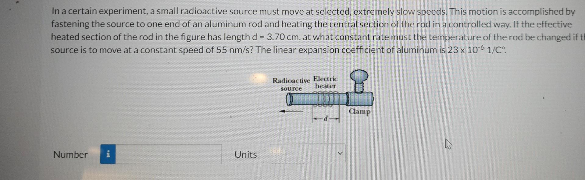 Solved In a certain experiment, a small radioactive source | Chegg.com
