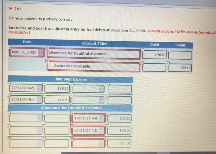 Solved Problem 8-03A a-c (Part Level Submission) (Video) | Chegg.com