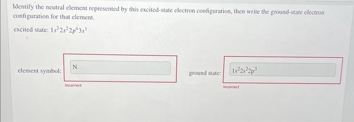 Solved Identify the neutral element represented by this | Chegg.com