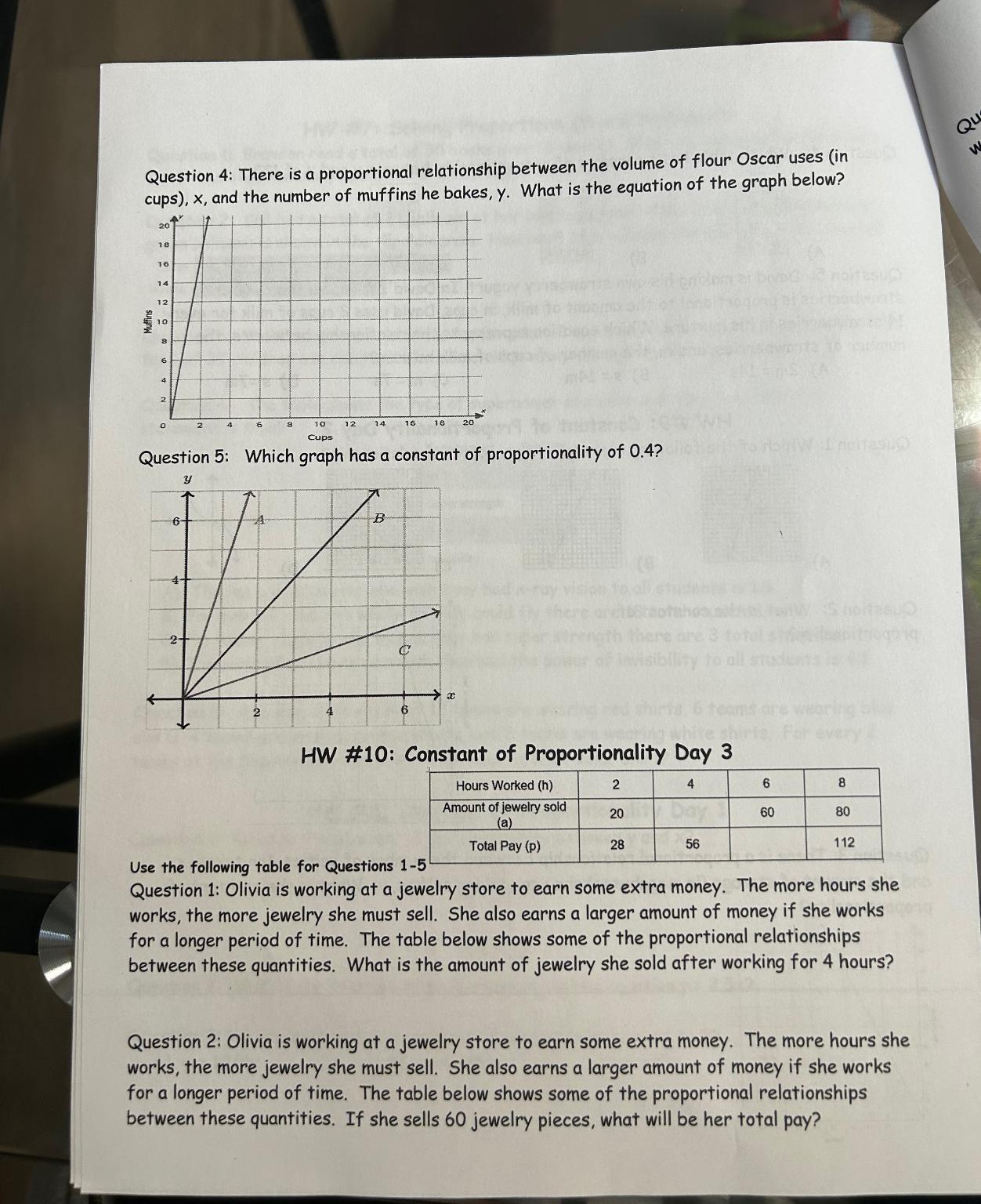 Solved Question 4: There is a proportional relationship | Chegg.com