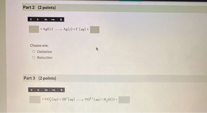 Solved Balance the following half-reactions by adding the | Chegg.com