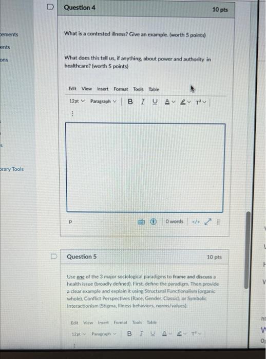 What is a contested illness? Give an example. (worth | Chegg.com